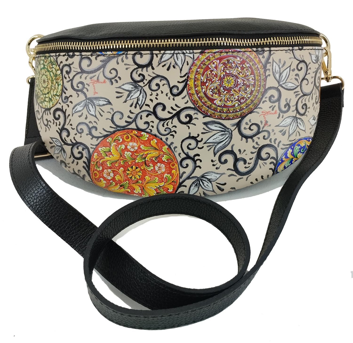 Marsupio model bag 2024 black wirl – Marinella Stornello BaroccOro Jewels